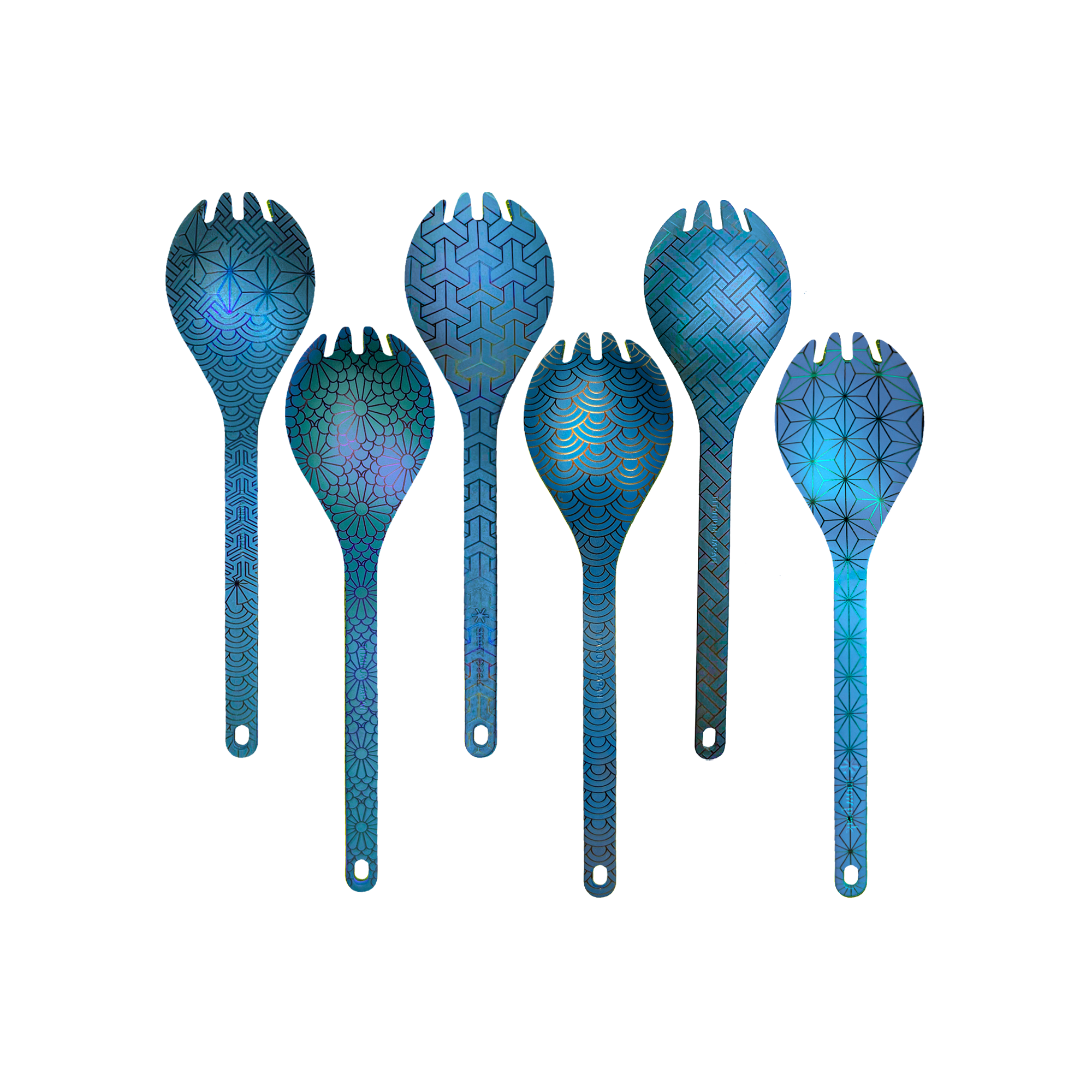 Ti Spork - Blue – Sample